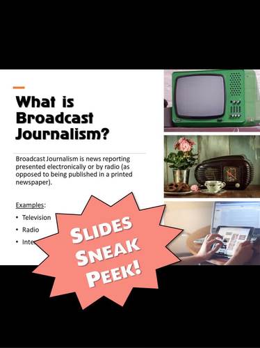 Introduction to Broadcast Journalism by Mrs Nelson Teaches | TpT