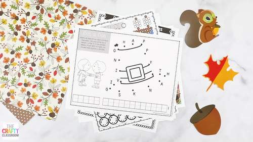 Fine Motor Skills: November Activity Pack by Preschool Mom | TpT