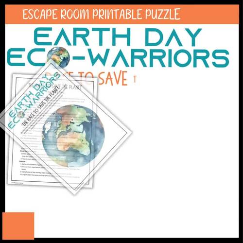 Earth Day Printable Escape, Middle School Escape, Earth Day Activities ...