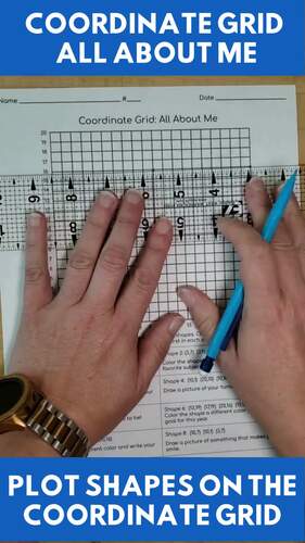 Coordinate Grid All About Me Math Worksheet by Forged By Fifth | TPT