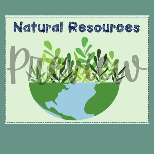 Natural Resources- Vocabulary- Renewable and Nonrenewable PowerPoint ...