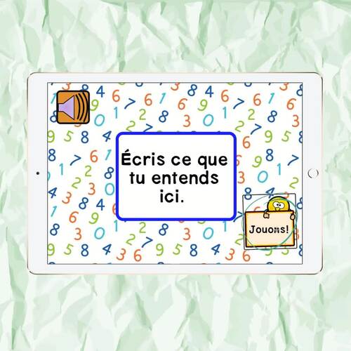 Cartes Boom Écoute et écris les nombres de 1 à 50 by LOL - Life of Learning