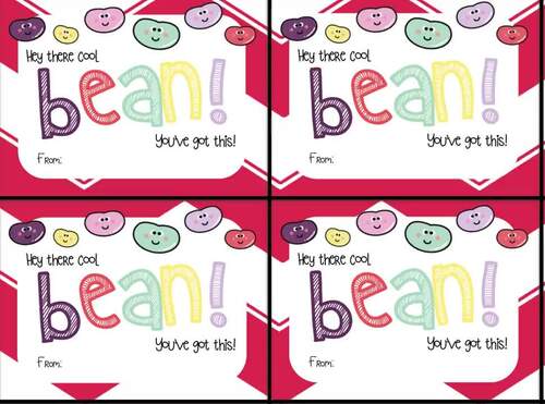 Jelly Beans (Jelly Belly) Testing Gift Tag- Hey there cool bean! You've ...