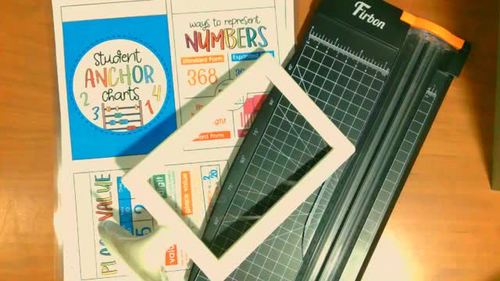 BUNDLE Math Place Value Anchor Chart | 4 Different Sizes | Poster