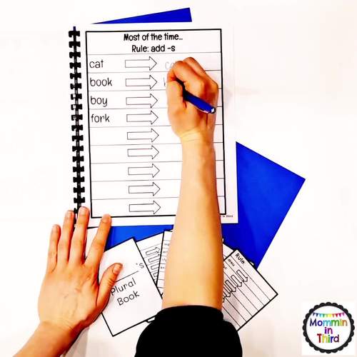 Plurals Flip Book Activity - Irregular Plural Endings Packet by Mommin ...