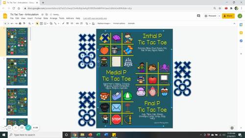 No Prep Google Slides™ | Tic Tac Toe Games | Speech Therapy Bundle