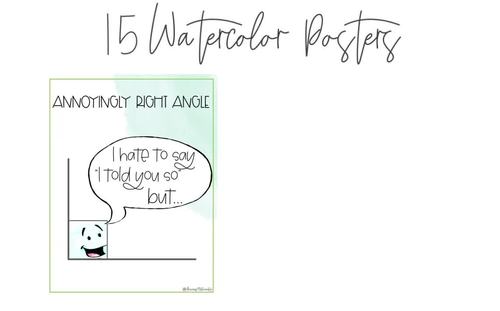 Math Jokes and Puns Classroom Décor Posters by Amazing Mathematics