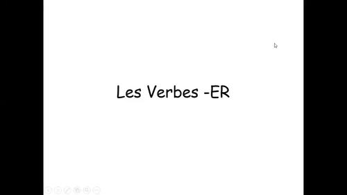 French -ER Verbs & Conjugation Video Note Bundle (Distance Learning)