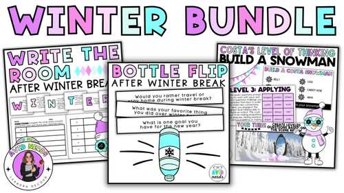 AVID Winter and After Winter Break Icebreaker Activities Bundle by AVID ...
