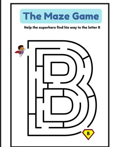 Alphabet, Numbers, and Shape Mazes - Engaging Activities for Early Learners