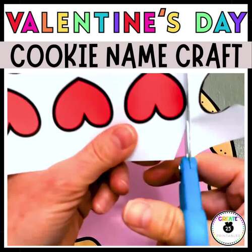 Valentine's Day Name Craft | February Crafts | Preschool & Kindergarten ...