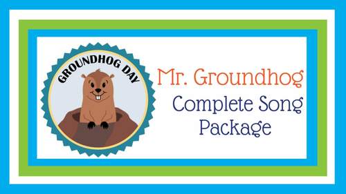 Groundhog Day Song & Activity | Singing Game | mp3s, PDF, SMART & Video