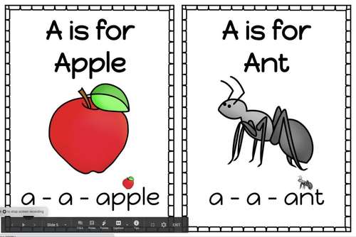 Digital Alphabet Book Bundle Letters A-Z (Distance Learning) | TPT