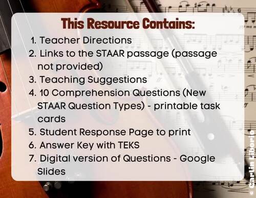 8th Gr.-Reading Comprehension-DRAMA-Fiction -STAAR New Question Types ...