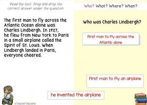 Supporting Details: Nonfiction Passages & WH Questions 2nd 3rd Grade ...