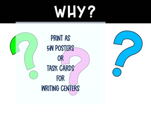 Personal Narrative Writing Prompts - Daily 5Ws Worksheets Writer's Workshop