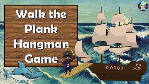Pirate Hangman Game. Interactive PowerPoint Spelling Game by ESL ...