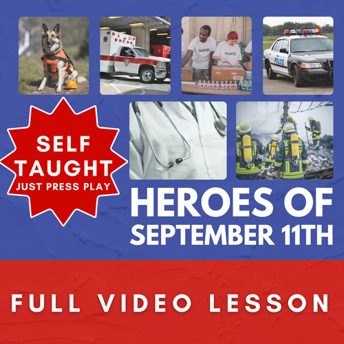 Heroes of September 11th | Patriot Day No-Prep Lesson by Jenny Marie