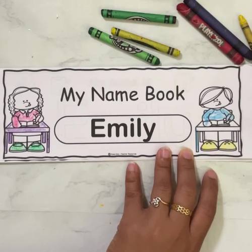 Name Practice Book Editable - Name Activities, Name Tracing, Back to School