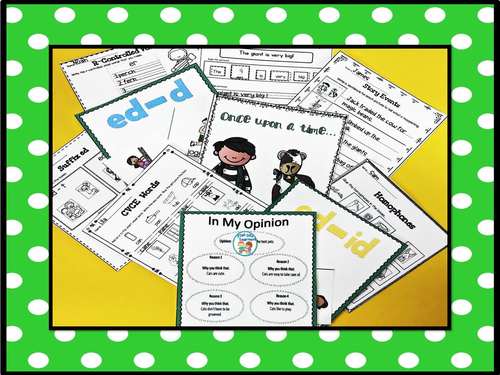 Jack and the Beanstalk | Literacy Activities | First Grade Fairy Tale