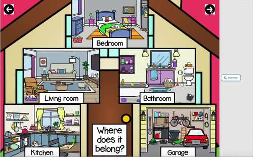 Where Does it Belong? Answering Questions Speech Therapy Boom Cards ...