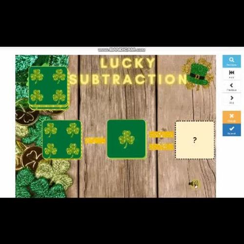 Lucky Subtraction Boom Cards by Jo Jo's Jungle | TPT
