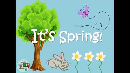 SPRING PowerPoint Game Interactive Reading & Counting Game | TPT
