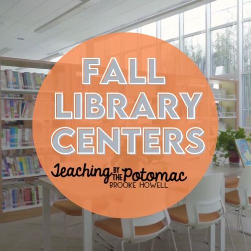 Fall Library Centers - Easy Low Prep Library Lessons | TPT