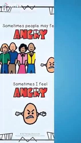 My Being Angry Story Social Narrative - Anger Management and Coping ...