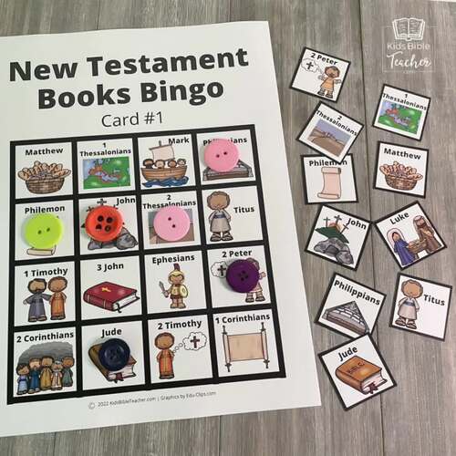New Testament Books of the Bible Games Bundle for Kindergarten to 6th ...