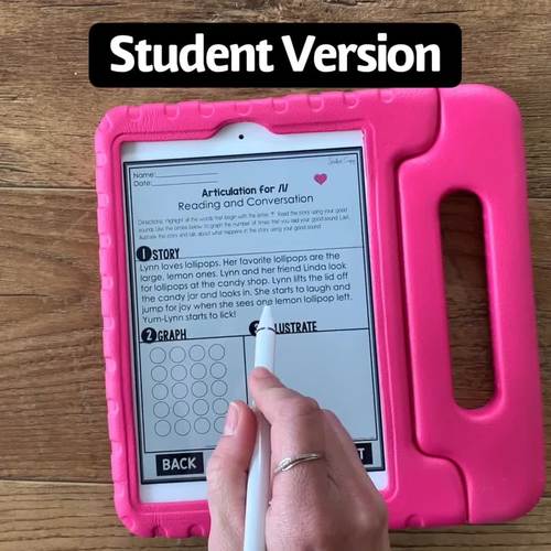 No Print Articulation for Reading and Conversation Speech Therapy ...