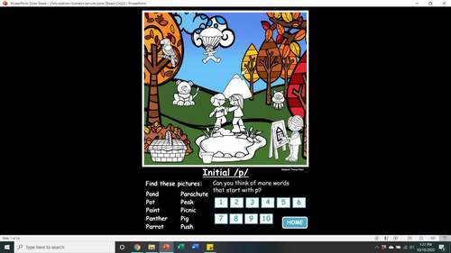 Digital Resources | Teletherapy | Picture Scenes Bundle | No Prep Games