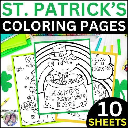 March Coloring Pages - March Coloring Sheets - Rainbow Leprechaun ...