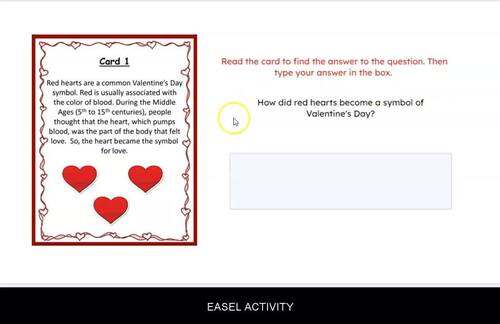 Valentine's Day Activity Scavenger Hunt with Easel Option by CarolJ ...