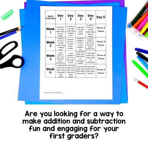 1st Grade 2 Digit Addition and Subtraction Within 100 Worksheets Games