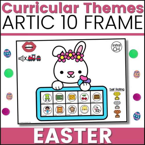 Articulation 10 Frame Practice - EASTER - Speech - Phonology - Activities