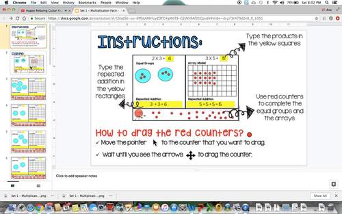 Multiplication for Google Classroom - Equal Groups - Arrays - Repeated ...