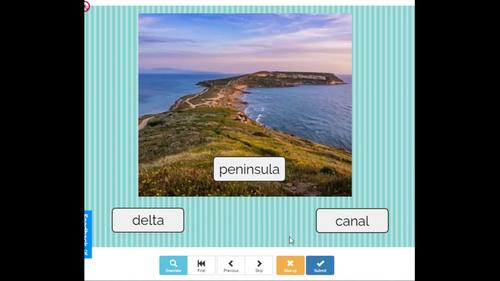 Landforms and Bodies of Water (Real Photos) Boom Learning Digital Task ...