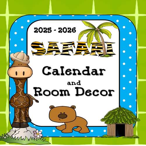 Safari Themed Classroom Jungle Safari Classroom Decor 2025 - 26 | TPT