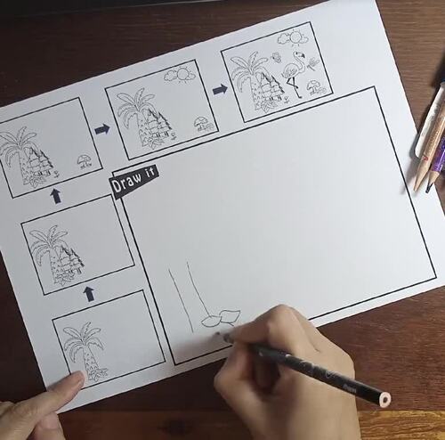 Directed Drawing Summer - end of year directed drawing - summer ...