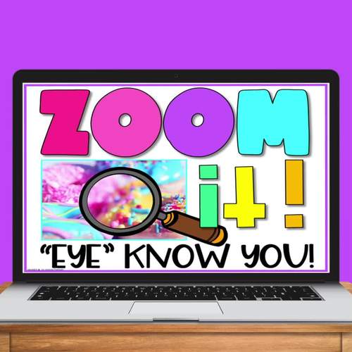 Morning Meeting Digital Games - ZOOM it- Digital Fun Friday Games