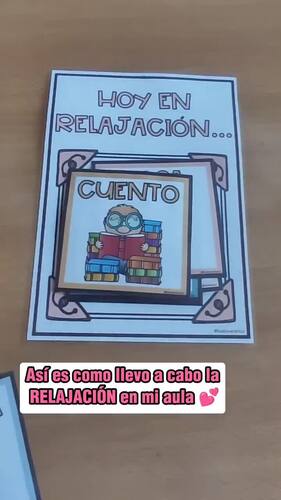 Estrategias de Relajación / Relax Strategies poster. Spanish. Pastel ...