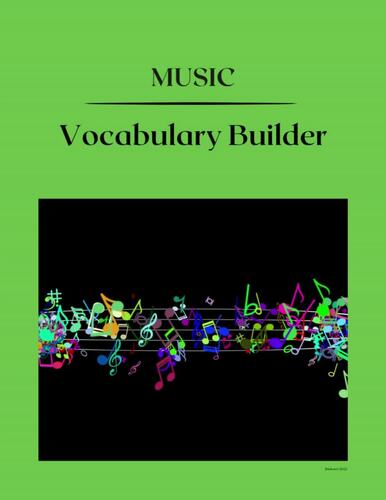Music: EDITABLE Vocabulary Builder with IPA List by Josephine's EFL ...
