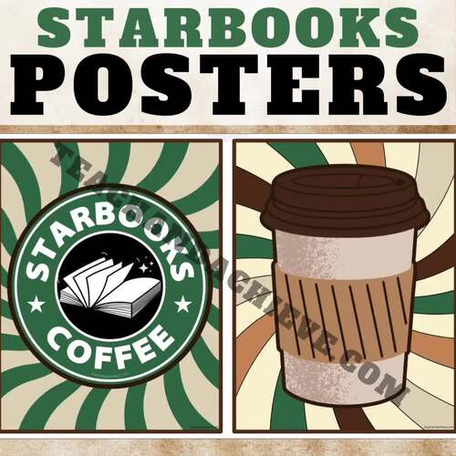 Starbooks Poster Decor, Classroom Transformation, Starbooks Coffee ...