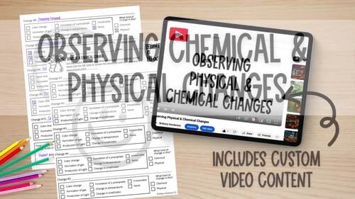 Observing and Identifying Chemical and Physical Changes by Brittany ...