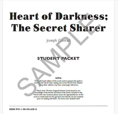 Heart of Darkness and The Secret Sharer Novel Units® Student Packet ...