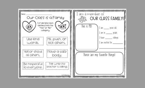 Our Class is a Family Book Companion Activities | Community Read Aloud ...