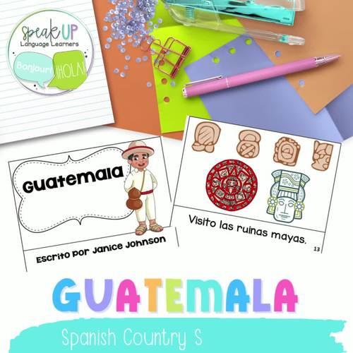 Guatemala Spanish Country Study Reader & Activities Print & Digital ...