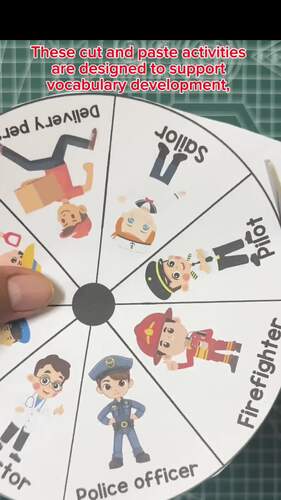 Fun Occupation Matching Games for Kids | Cut-and-Paste Activities to ...