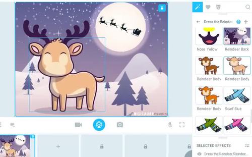 Christmas Digital Reward Game Dress The Reindeer for MANYCAM ESL and ...